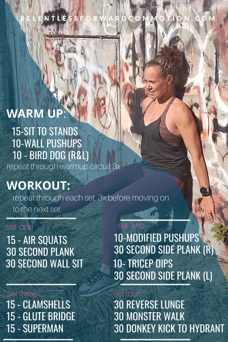 No Equipment Beginner Strength Training Workout for Trail Runners ...