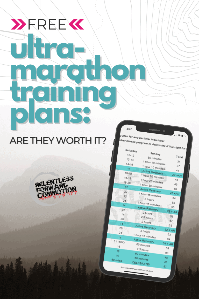 Ultramarathon Training Plans - RELENTLESS FORWARD COMMOTION