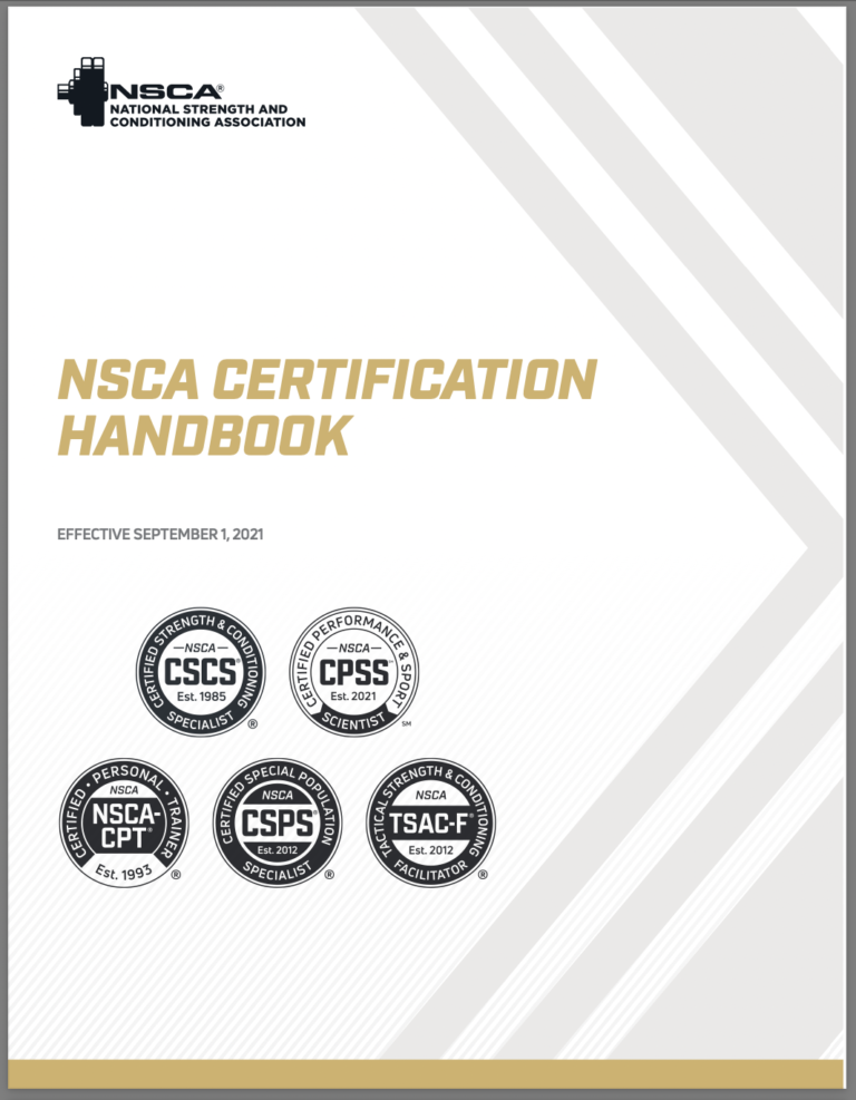 How I Passed the NSCA CSCS Certification Exam - RELENTLESS FORWARD ...